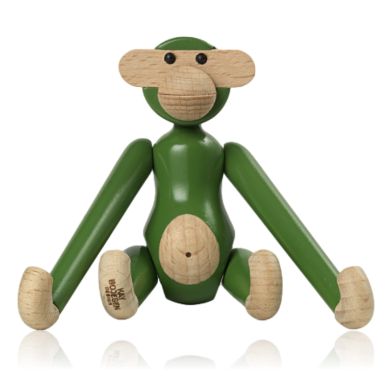 Kay Bojesen Monkey Mini Vintage Green – The Scandinavian Shop
