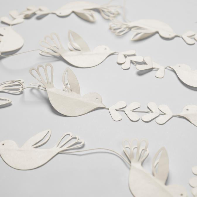 Broste Nostalgia Bird Garland Off White – The Scandinavian Shop