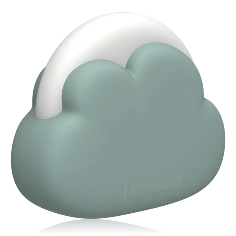 Kreafunk LED Cloudy Night Light Dusty Green – The Scandinavian Shop