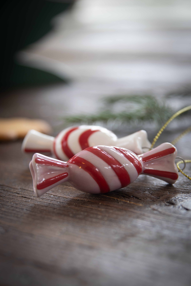 Pluto Ceramic Hanging Decoration Candy 2 Piece – The Scandinavian Shop
