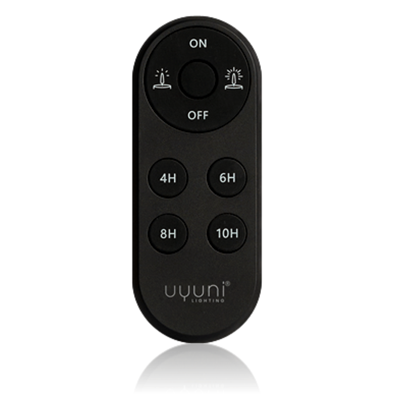 Uyuni Lighting LED Candle Remote Control Oval Black – The Scandinavian Shop